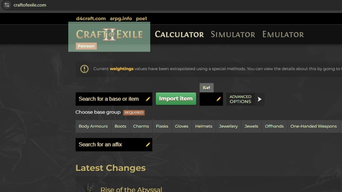 Path of Exile 2: How to use Craft of Exile (for beginners)