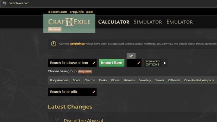 Path of Exile 2: How to use Craft of Exile (for beginners)