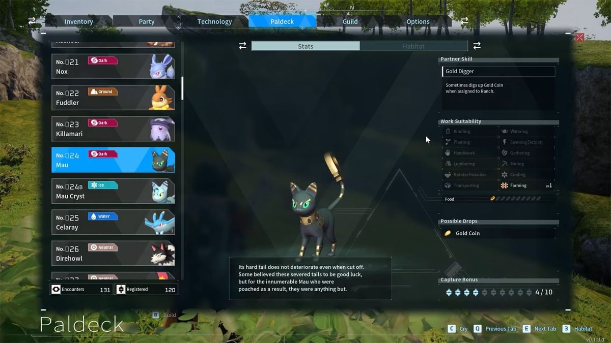 How to catch (and farm) Mau in Palworld