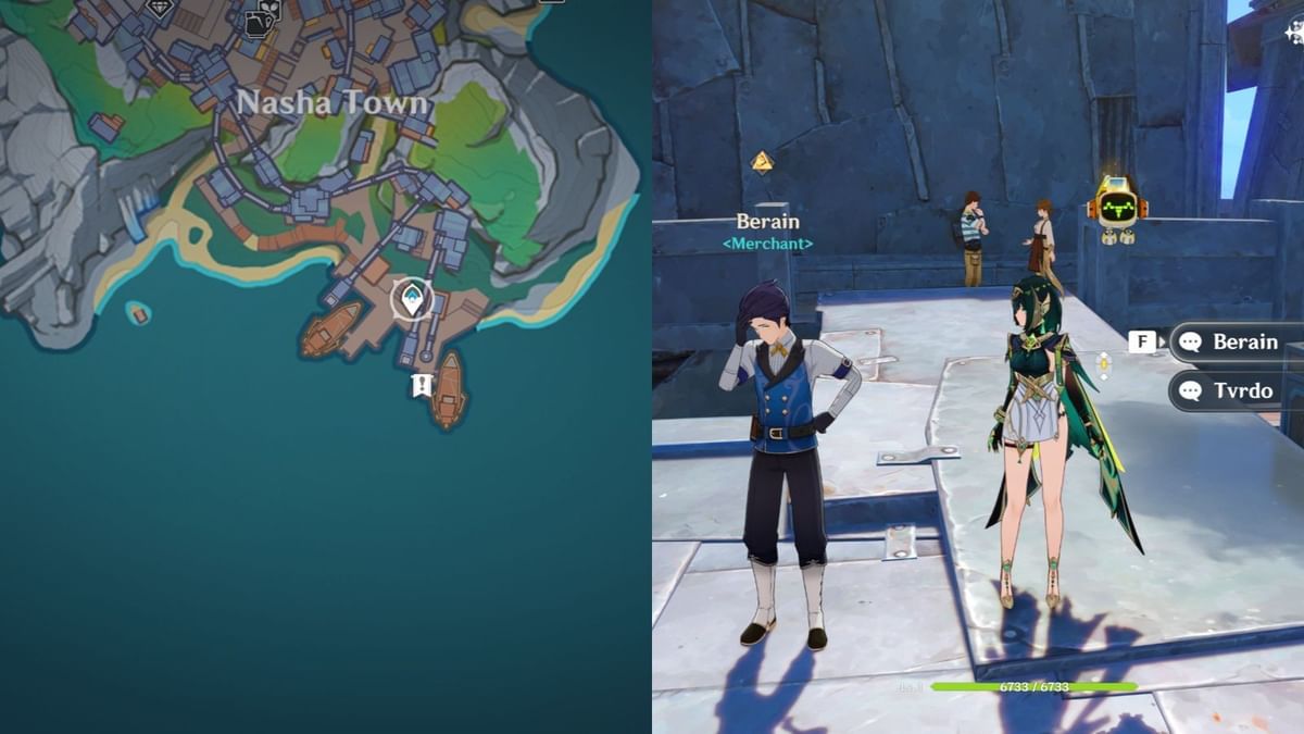 Genshin Impact Nefer Intel NPC locations