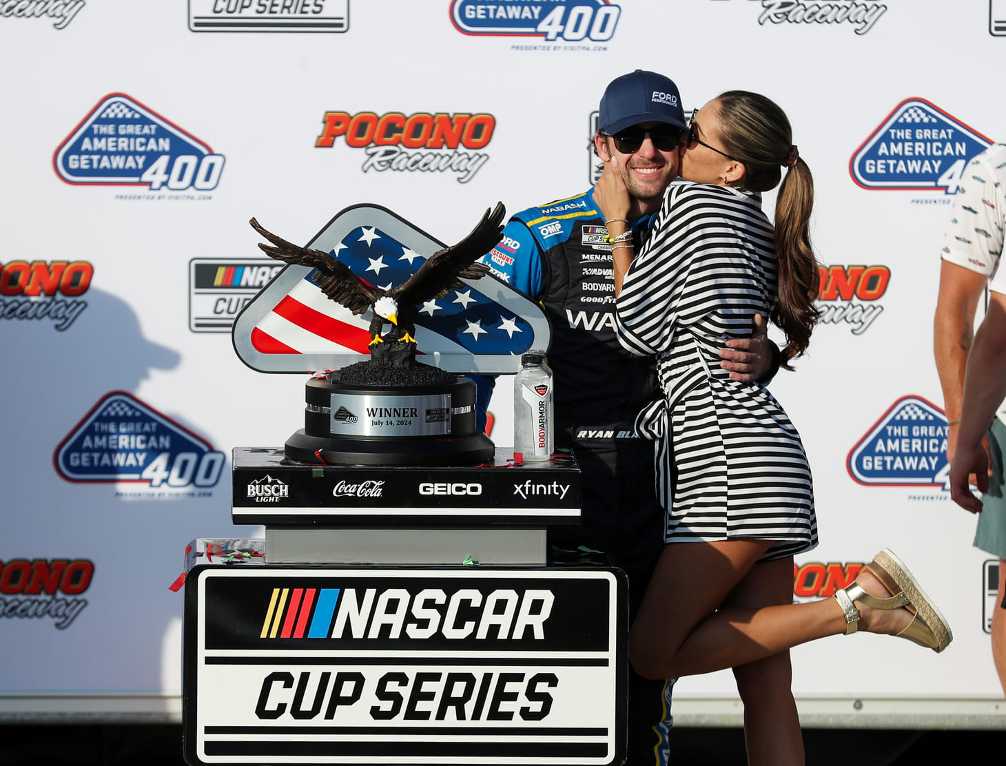 Penske star Ryan Blaney announces birth of first child with wife Gianna ...