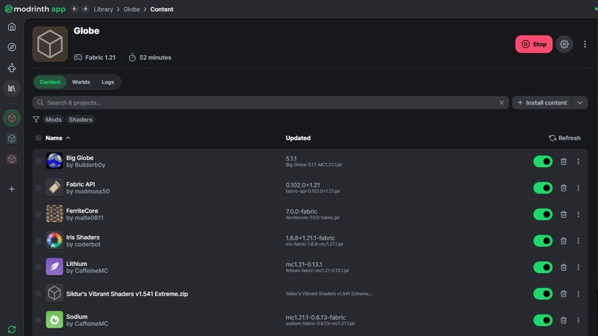 Minecraft Big Globe Mod Guide
