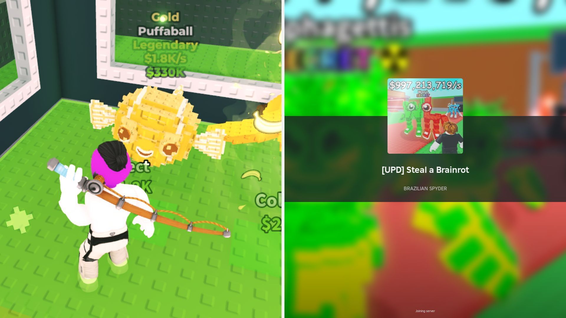 Steal a Brainrot Puffaball guide