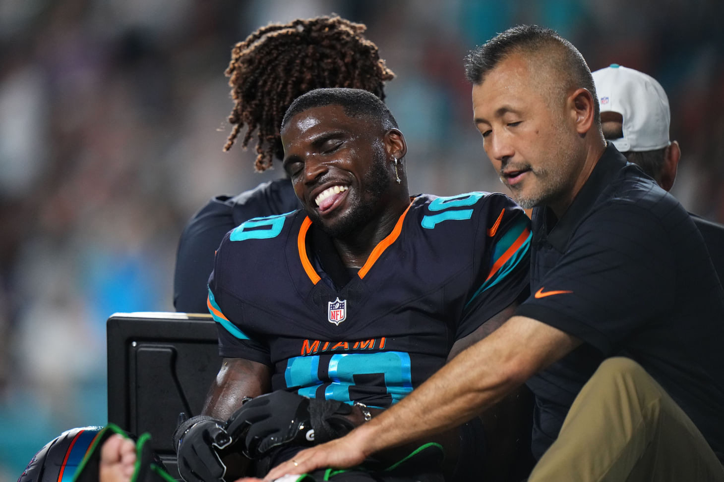 Tyreek Hill confirms career change as Dolphins WR sits out with season-ending knee injury