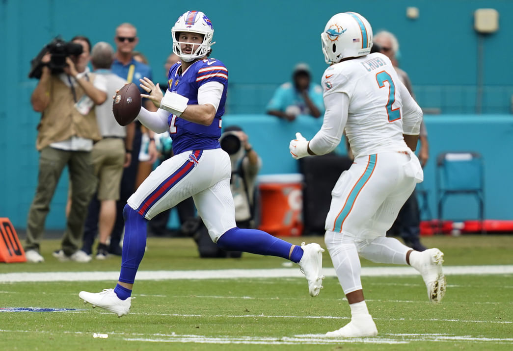 "Worst flopper in the league": NFL fans react as Josh Allen demands ...