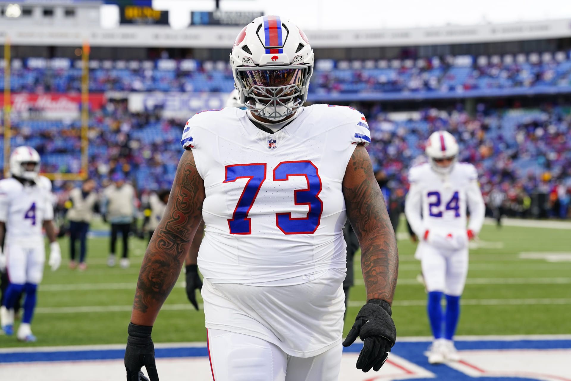 Dion Dawkins injury update: Josh Allen gets massive bad news on star LT ...