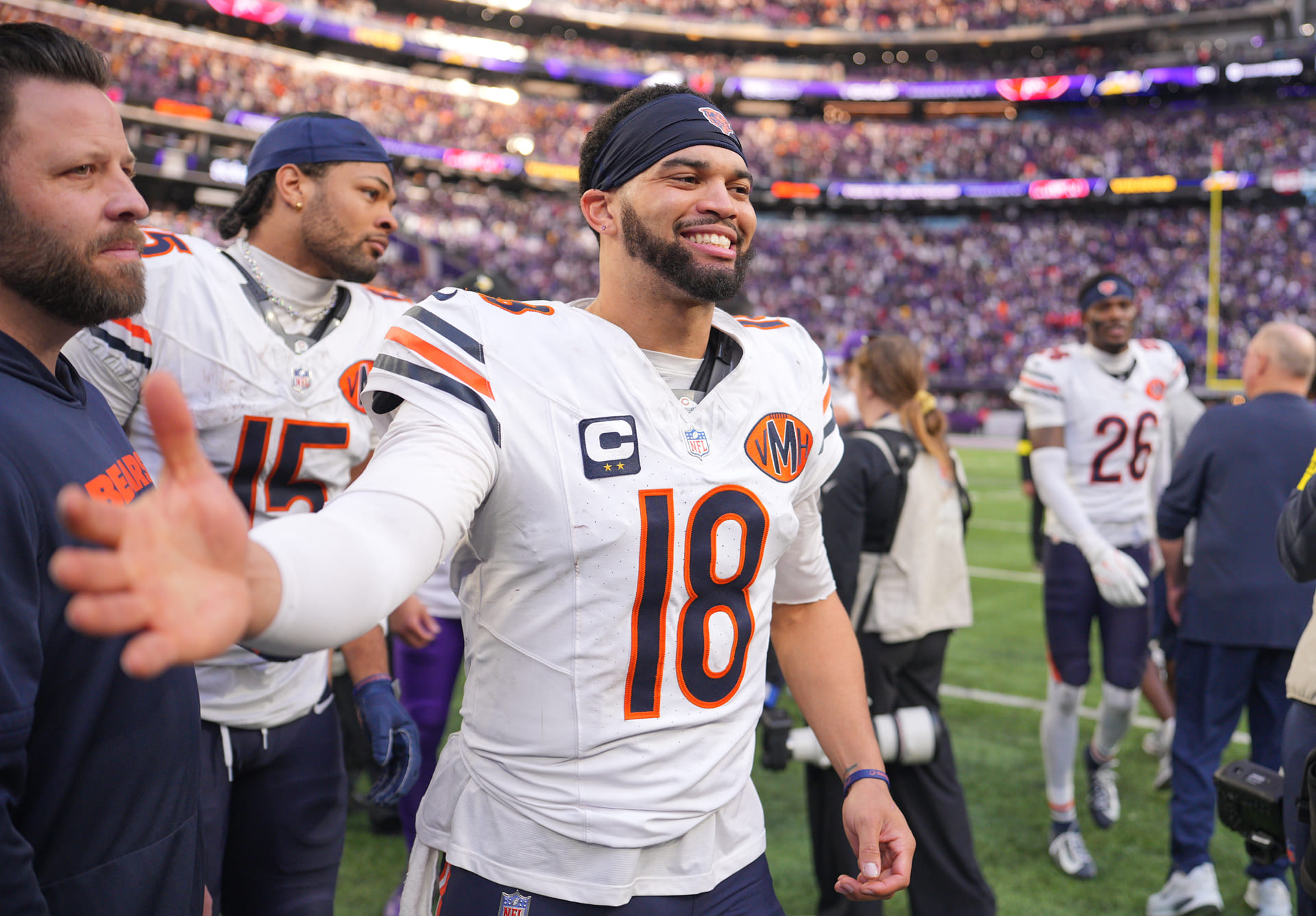 “Is that the Undertaker?”: NFL fans react as Caleb Williams arrives in ...