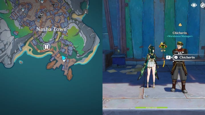 Genshin Impact Nefer Intel NPC locations