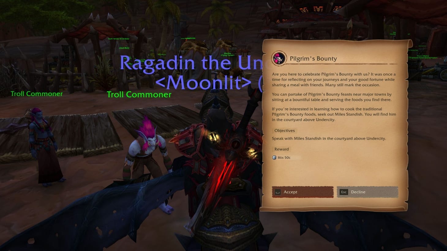 WoW Pilgrim's Bounty 2025: Complete Event guide