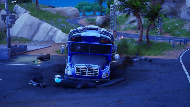 Where to find the Battle Bus in Fortnite Chapter 7 Season 1