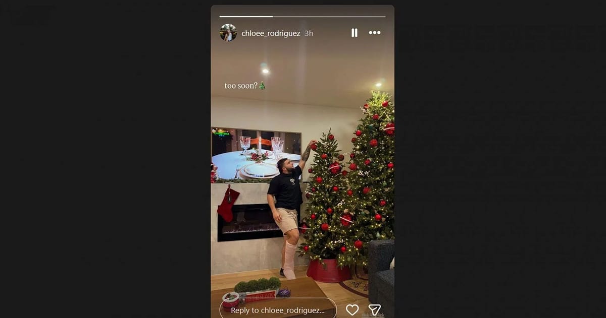 Cam Skattebo’s GF Chloe Rodriguez dons blue & white Giants-inspired ...