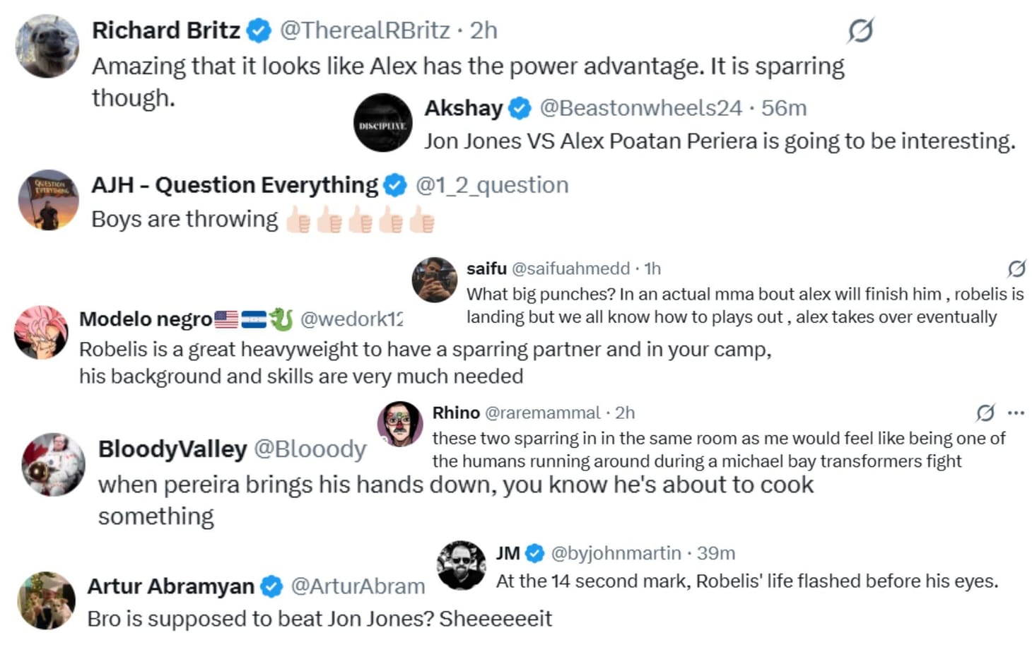 "Jon Jones vs. Alex 'Poatan' Pereira" - Fans go berserk as Alex Pereira ...