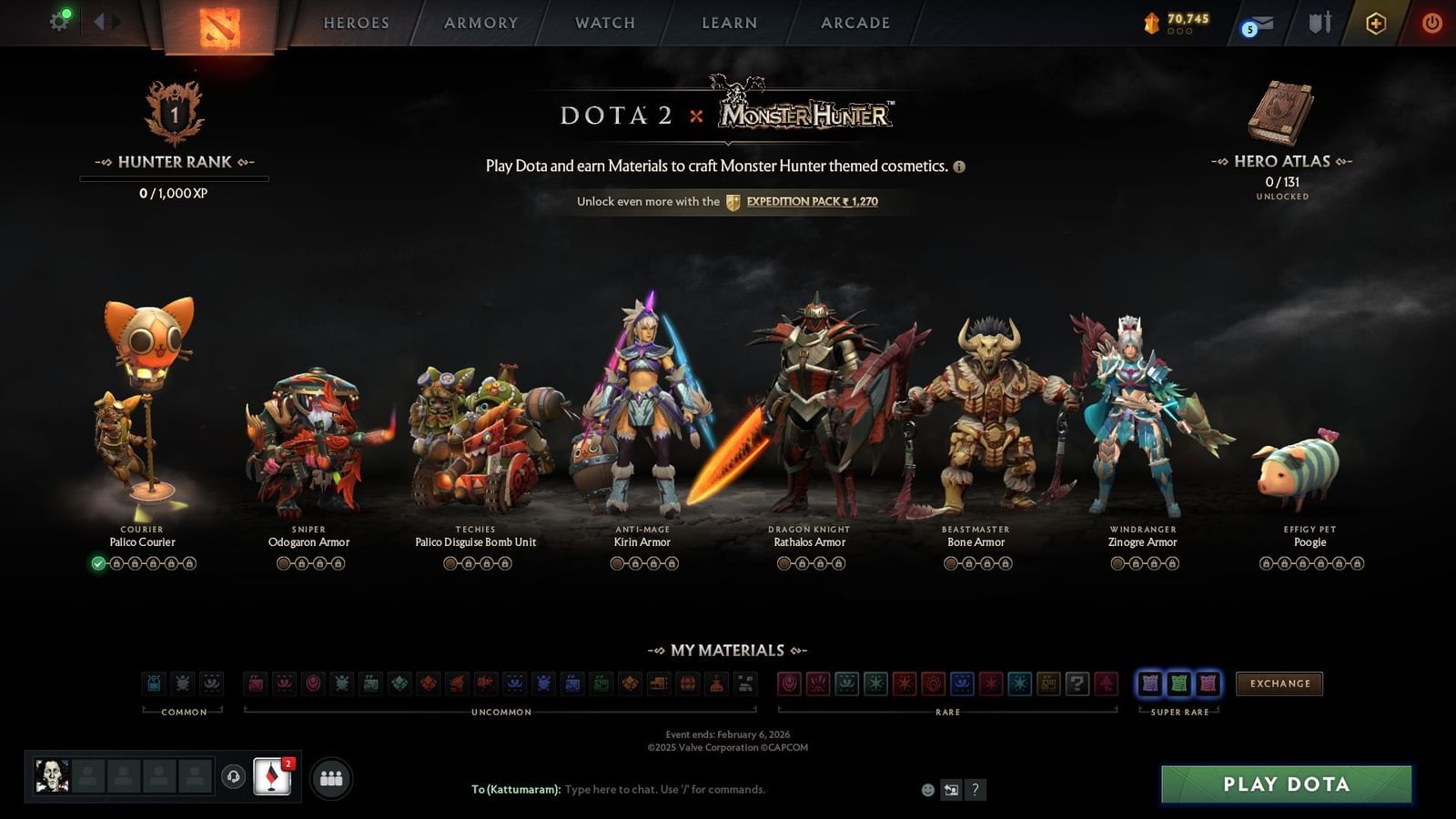 Dota 2 x Monster Hunter: New items, mechanics, end date, and more