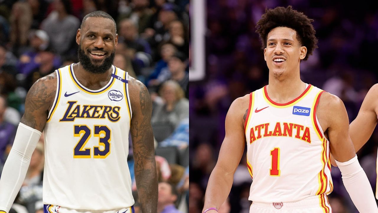 "That Boy JJ , He Works" - LeBron James Shouts Out Klutch Athlete Jalen Johnson Following Hawks ...