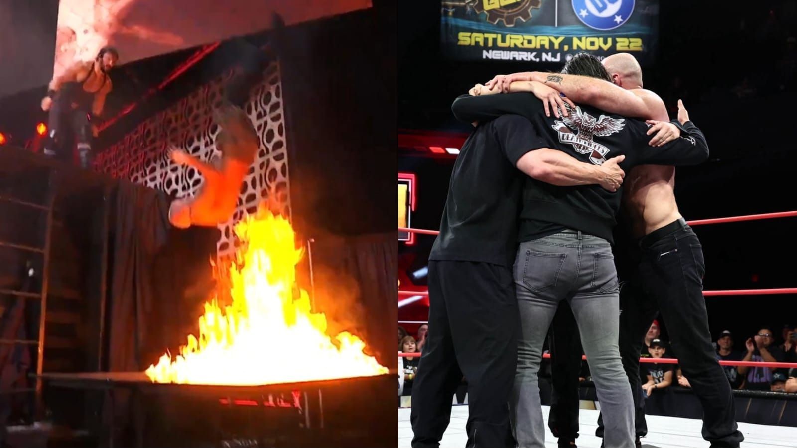 Death Riders' ally finally returns to AEW; almost sets Darby Allin on fire