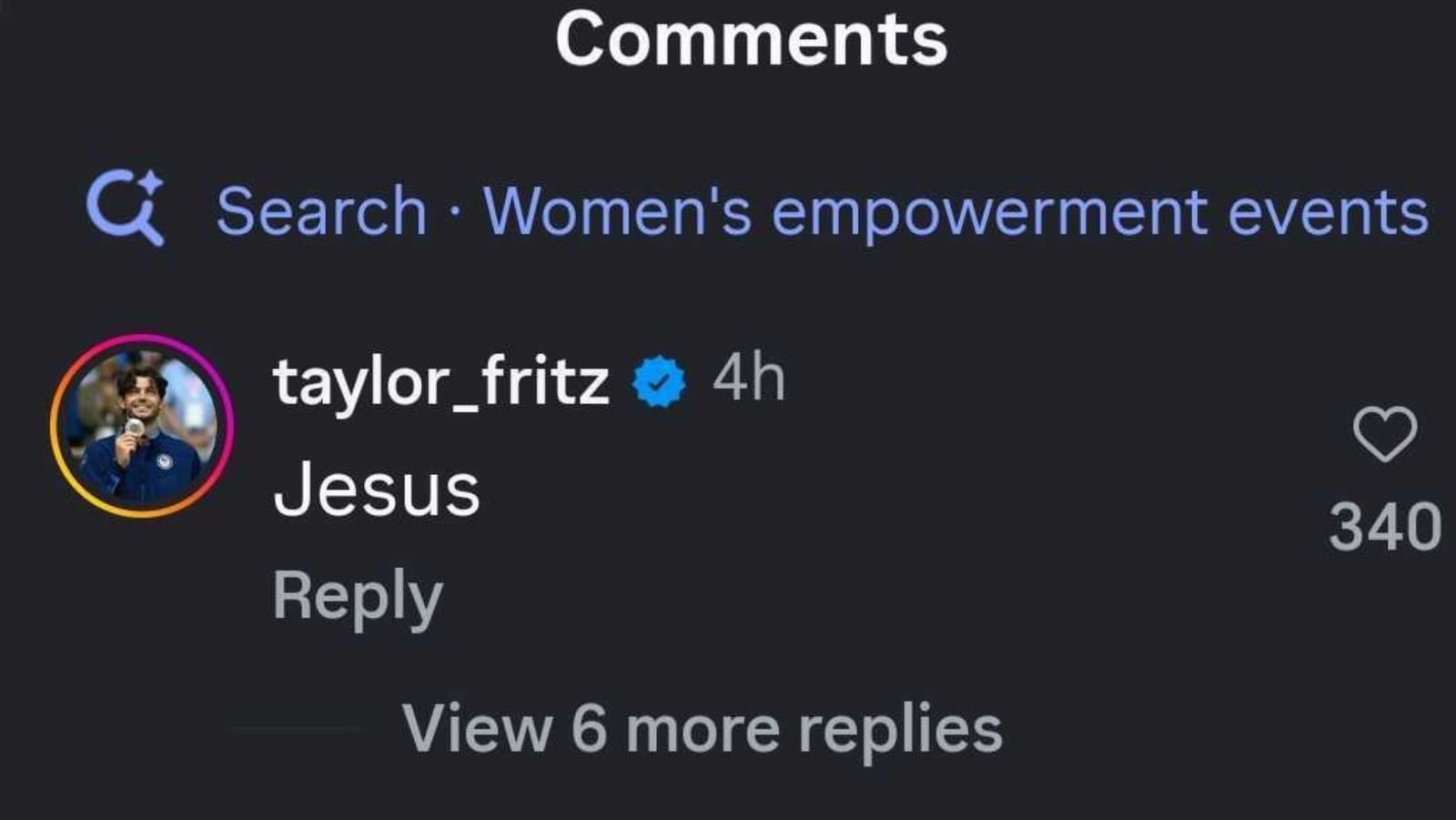 Taylor Fritz reacts in shock as girlfriend Morgan Riddle steals the ...