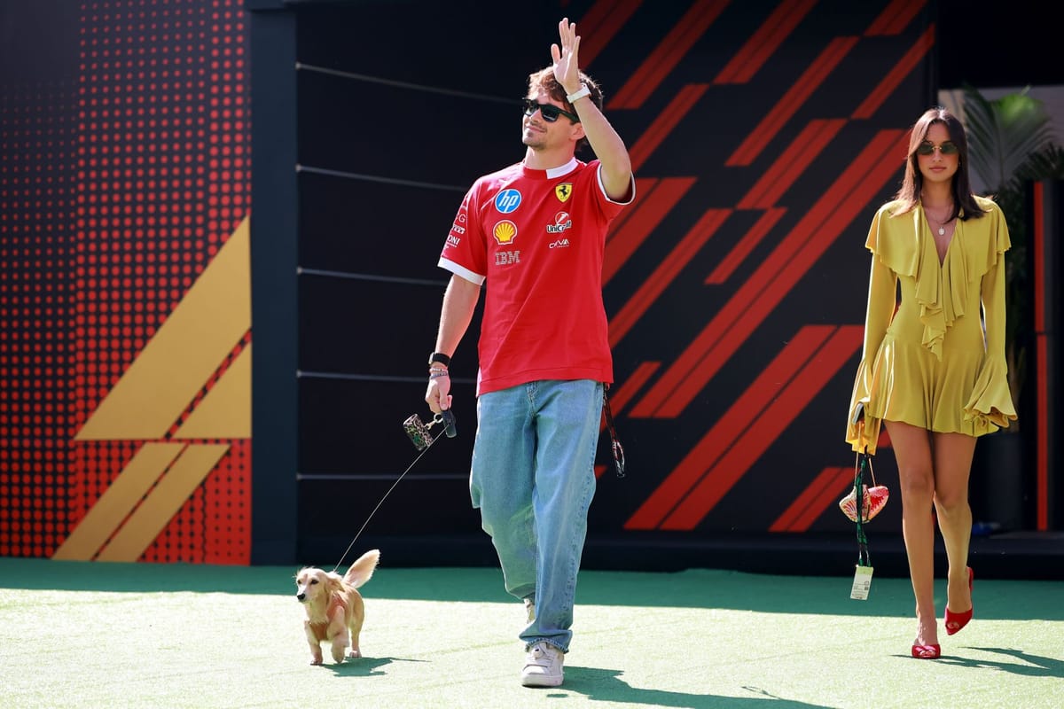 Charles Leclerc shares a major life update with girlfriend Alexandra ...