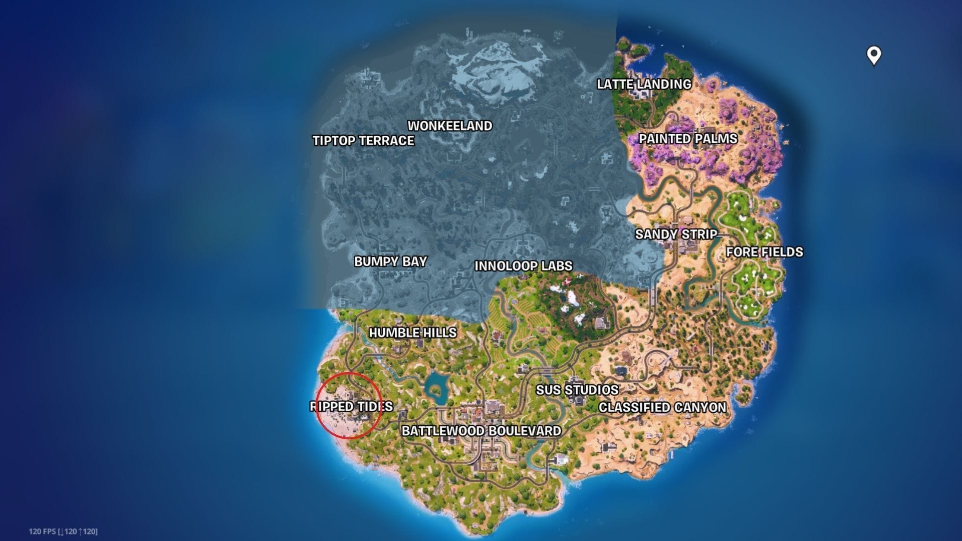 Where to find the Battle Bus in Fortnite Chapter 7 Season 1