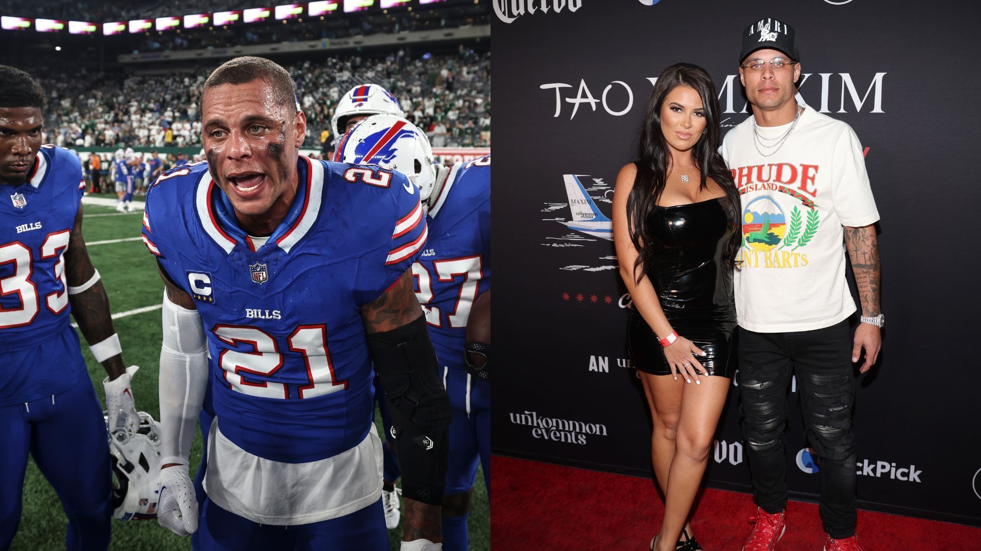 "Trying to earn a contract": Jordan Poyer's wife Rachel Bush makes feelings known as safety aims ...