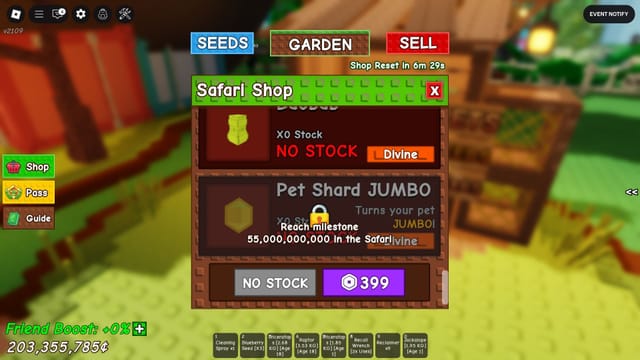 Grow a Garden Jumbo Pet Mutation Shard guide