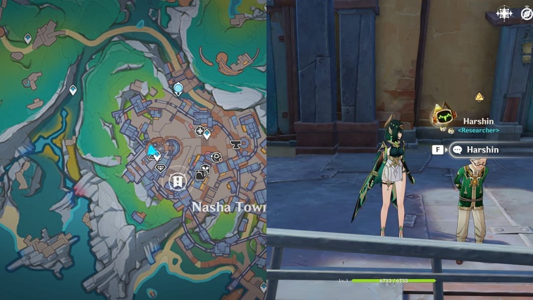 Genshin Impact Nefer Intel NPC locations
