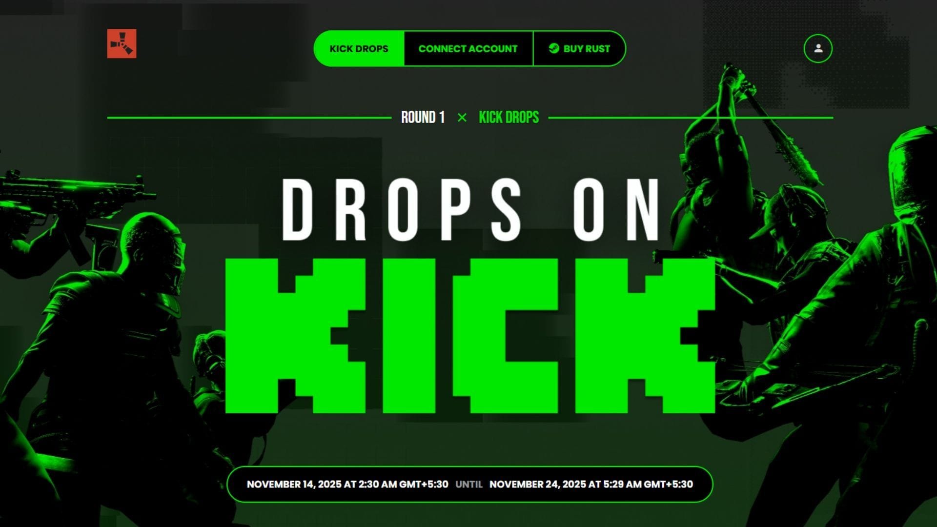 Rust Kick drops: Duration, all rewards, and how to unlock