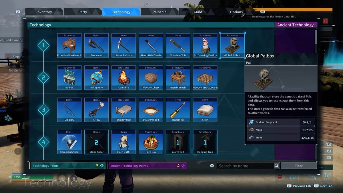 Palworld: Global Palbox (Control Device) guide