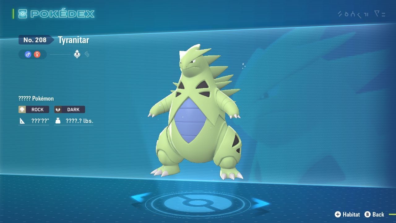 Best Tyranitar moveset and nature in Pokemon Legends Z-A