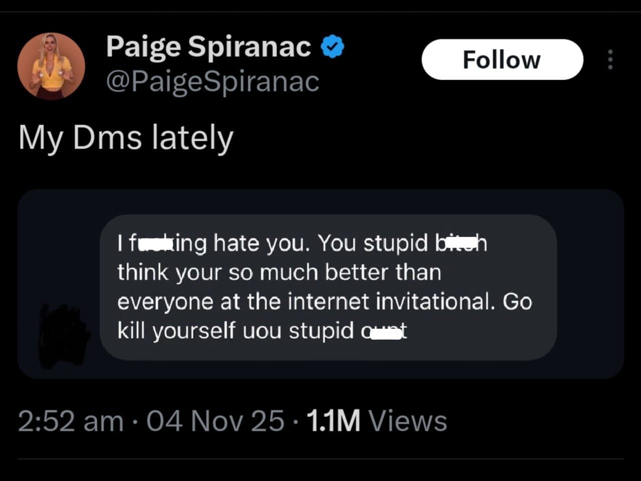 Paige Spiranac reveals receiving death threats as she clarifies an ...