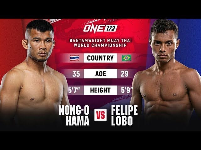 ONE 173: THROWBACK: Nong-O wrecks Felipe Lobo with thunderous uppercut ...