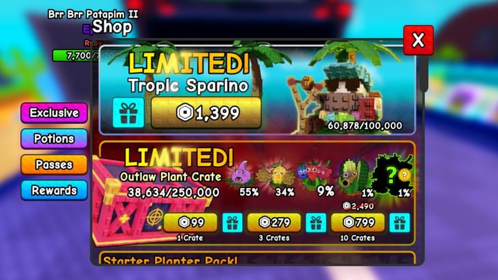 Plants Vs Brainrots Outlaw Plant Crate guide