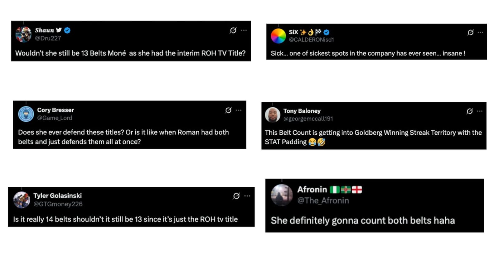 "This belt count is getting into Goldberg winning streak"- Fans go ...