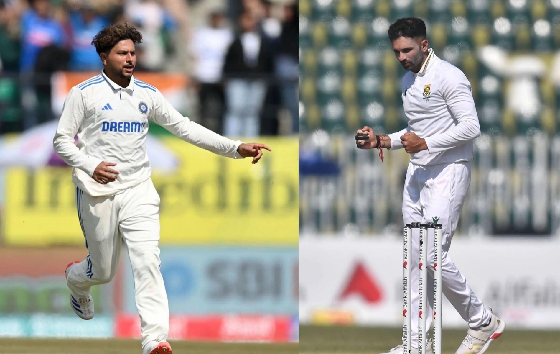 Kuldeep Yadav vs Keshav Maharaj - comparing their stats after 15 Tests