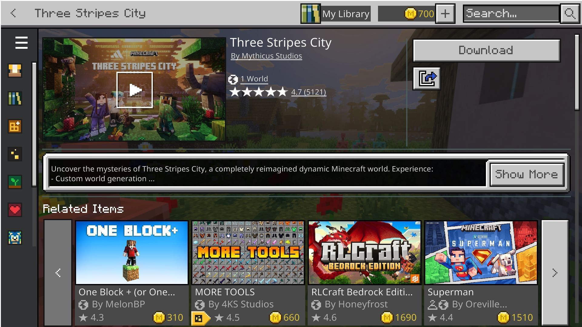 Minecraft Three Stripes City add-on guide: How to get and play