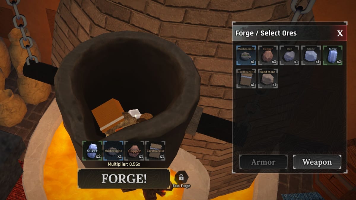 Roblox The Forge forging guide
