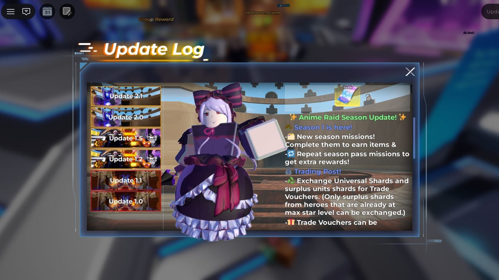 Anime Raid Update 2.1 patch notes