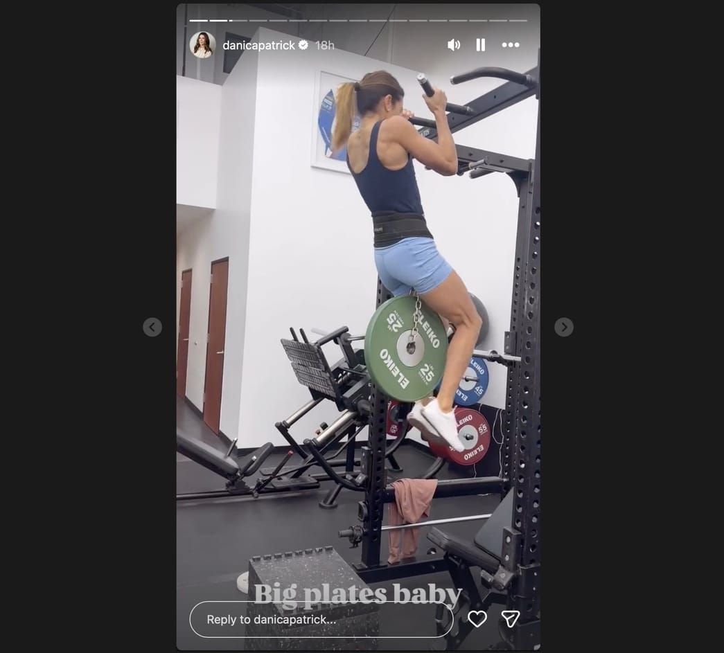 Danica Patrick shows off ripped physique as she shares intense workout ...