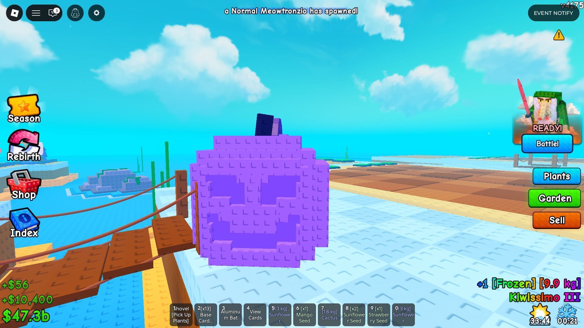 Plants Vs Brainrots Season 1 update patch notes