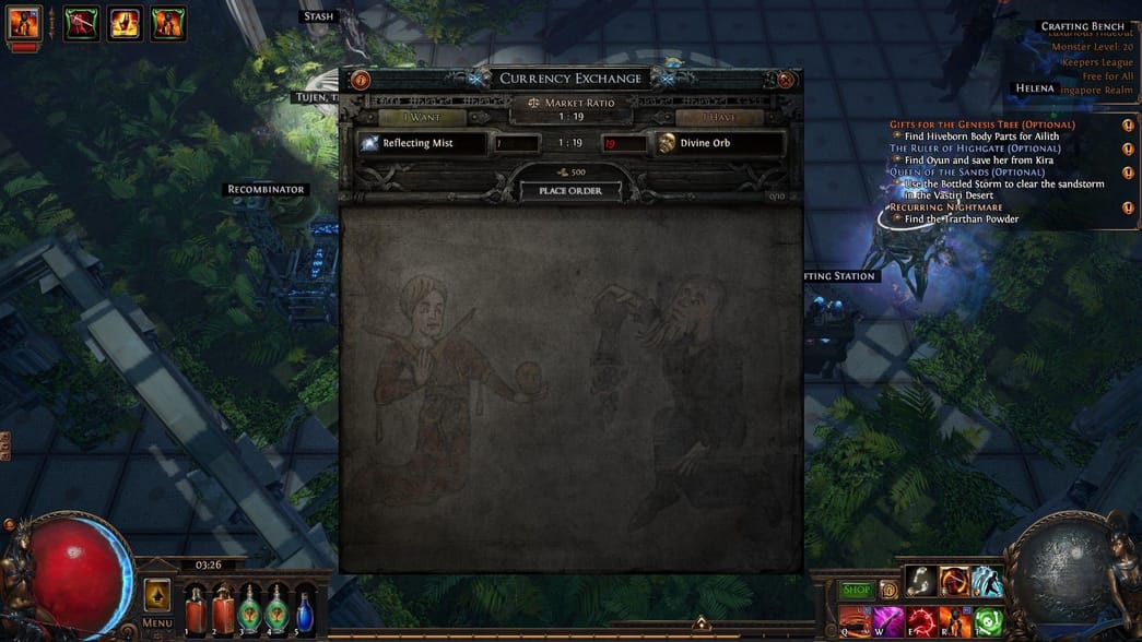 Path of Exile: How to get and use Reflecting Mist