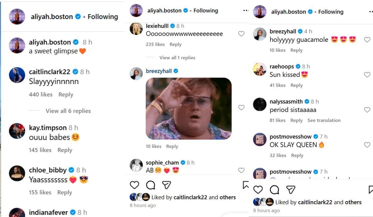 "Slayyyyinnnnn": Caitlin Clark, Sophie Cunningham and Others Drop One ...