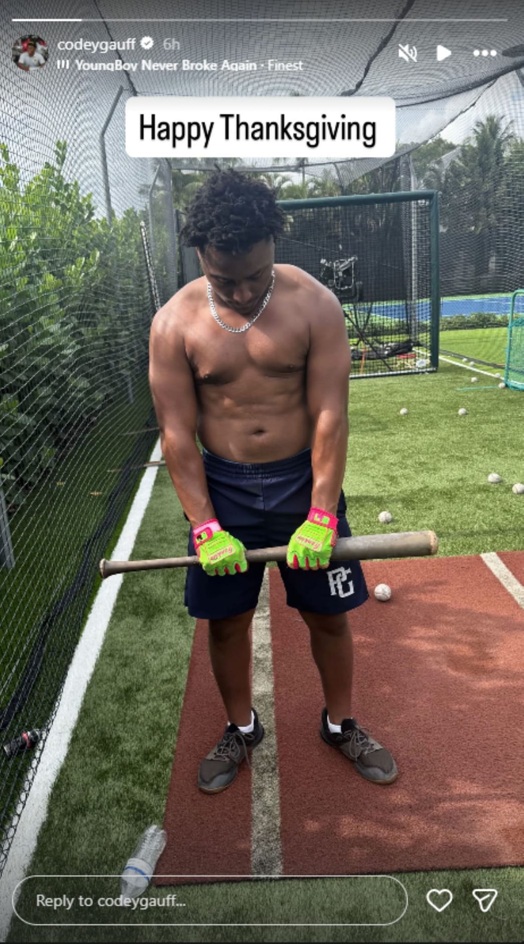 PICTURE: Coco Gauff’s brother Codey flaunts ripped physique in rare ...