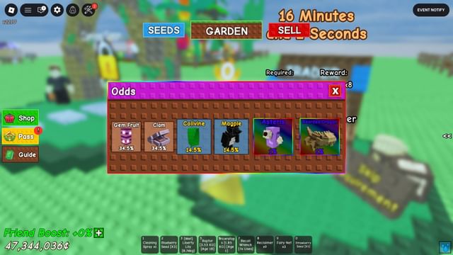 Grow a Garden Gem Chest guide