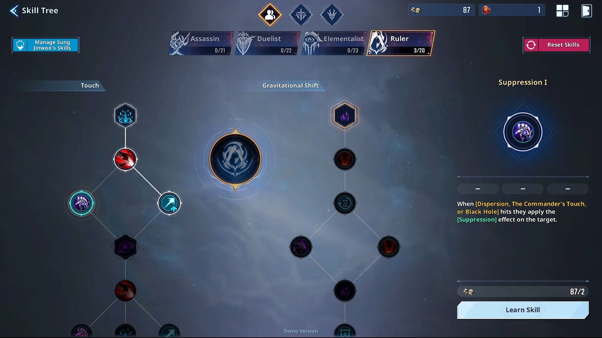 All classes in Solo Leveling Arise Overdrive
