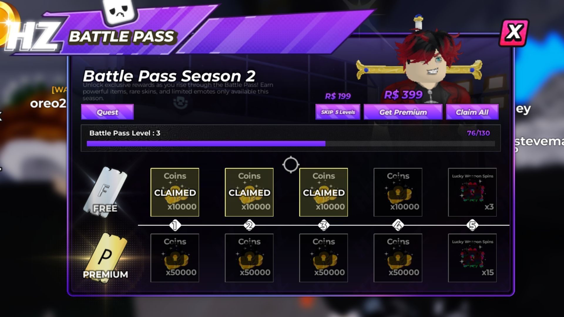 Hunty Zombie Battle Pass Season 2 guide
