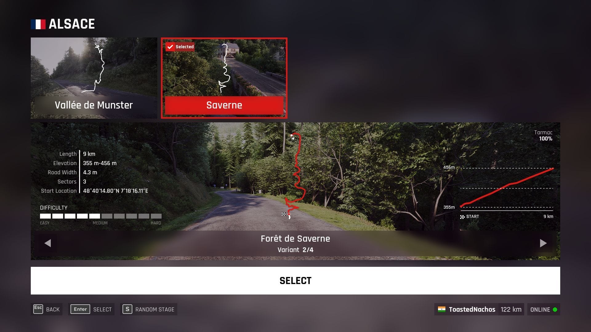 All tracks and stages in Assetto Corsa Rally