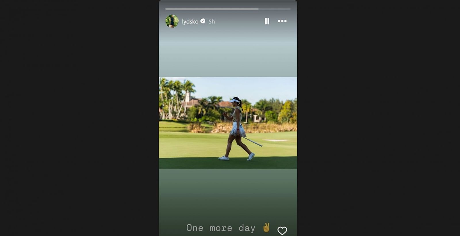 Lydia Ko has a 3-word message before entering the final round of the ...