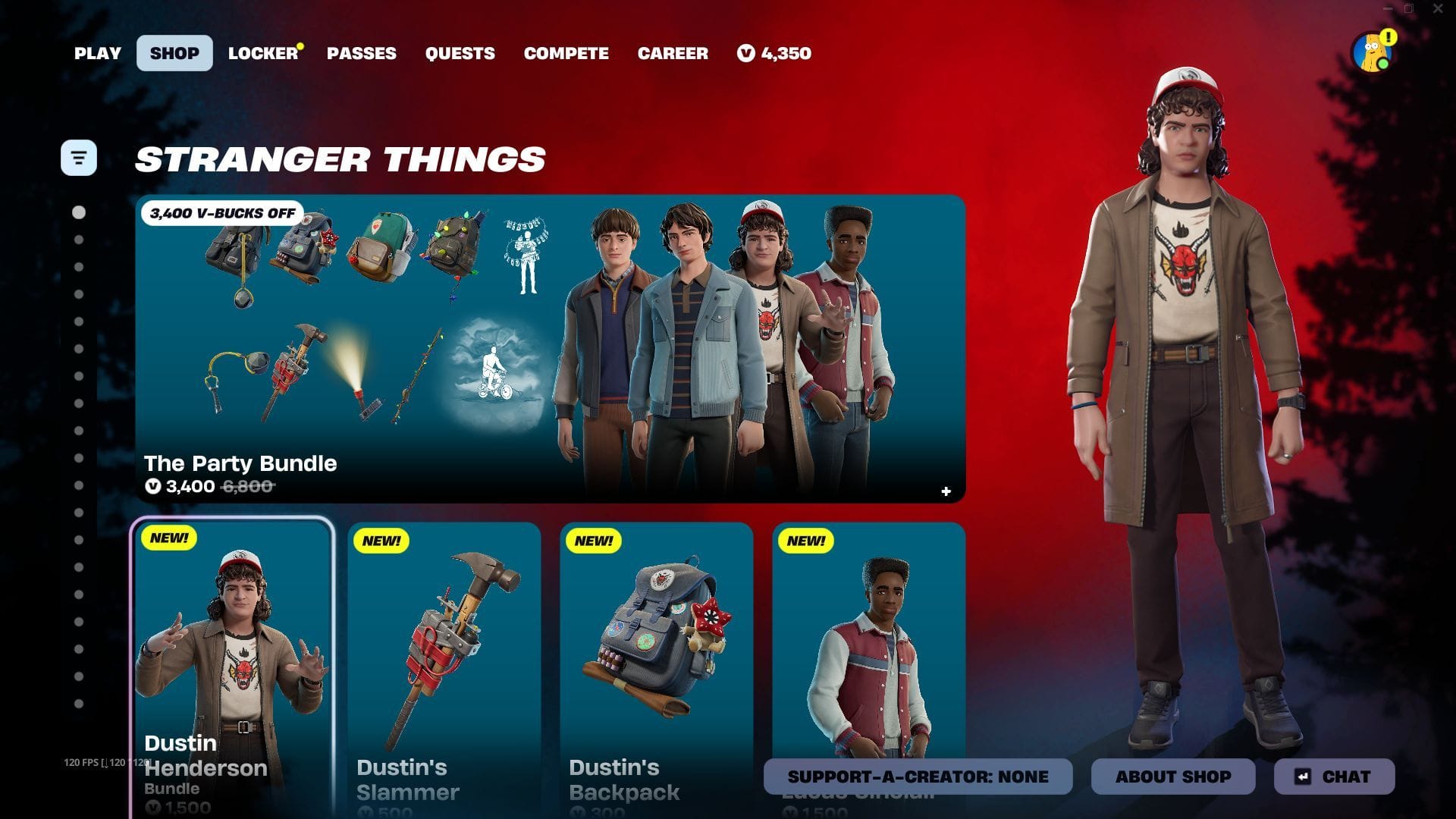How to get Stranger Things Dustin skin in Fortnite