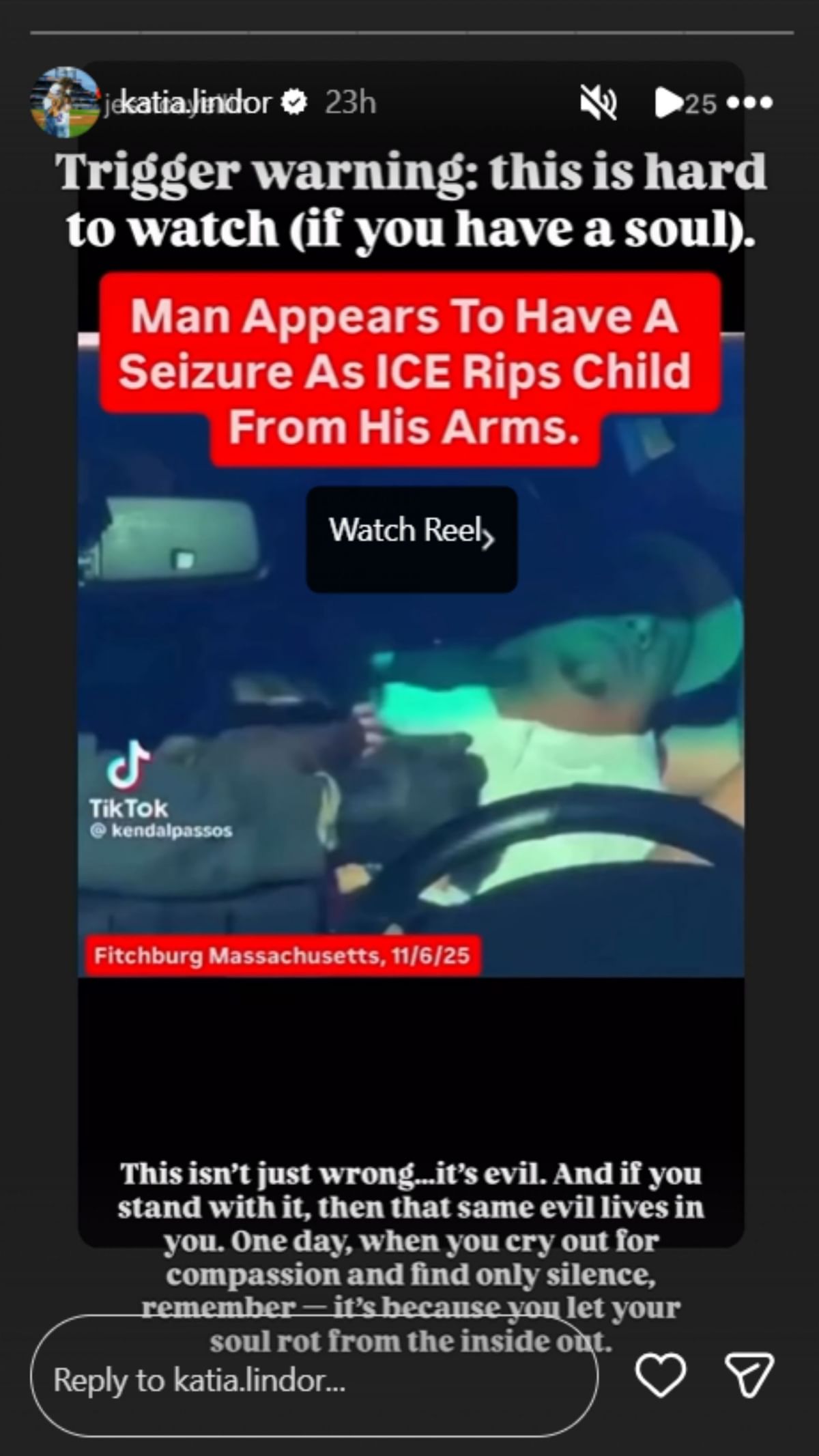 "This isn't just wrong, it's evil" - Francisco Lindor's wife Katia ...