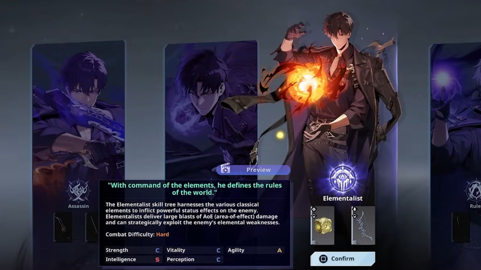 All classes in Solo Leveling Arise Overdrive