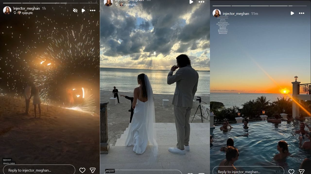 Tyler Glasnow and Meghan Murphy tie the knot in a breathtaking seaside ...